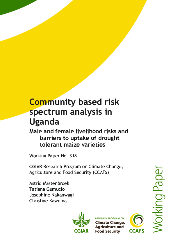 (PDF) Community based risk spectrum analysis in Uganda: Male and female ...