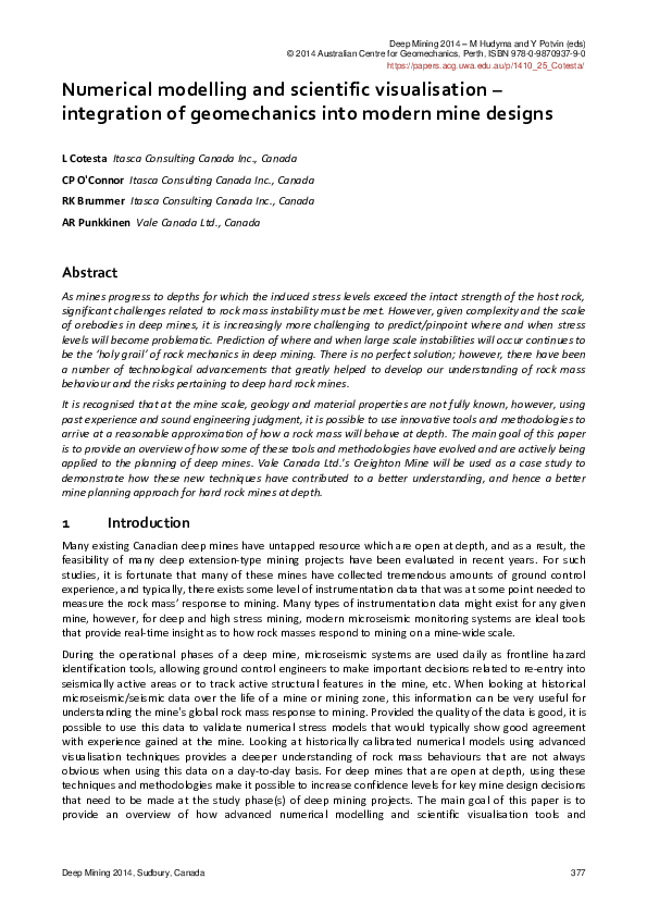 (PDF) Numerical modelling and scientific visualisation – integration of ...