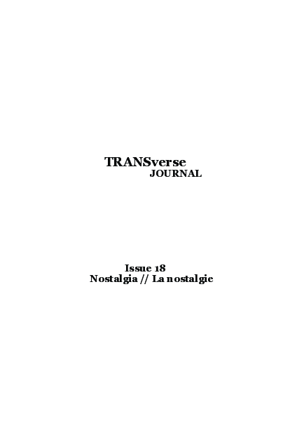 (PDF) TRANSverse Issue 18