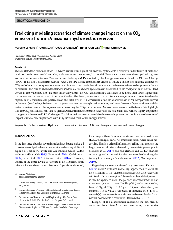 (PDF) Predicting modeling scenarios of climate change impact on the CO2 ...