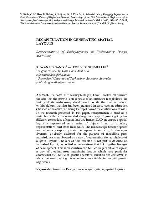 (PDF) Recapitulation in generating spatial layouts: Representations of ...