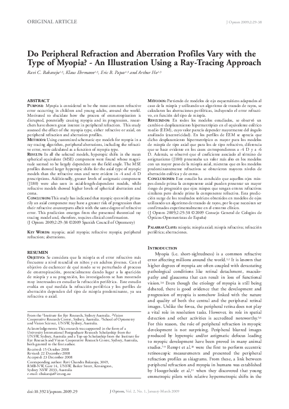 (PDF) Do Peripheral Refraction and Aberration Profiles Vary with the ...