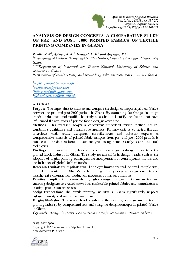 (PDF) An Analysis of Design Concepts in Printed Fabrics: A Comparative Study of Pre- And Post ...