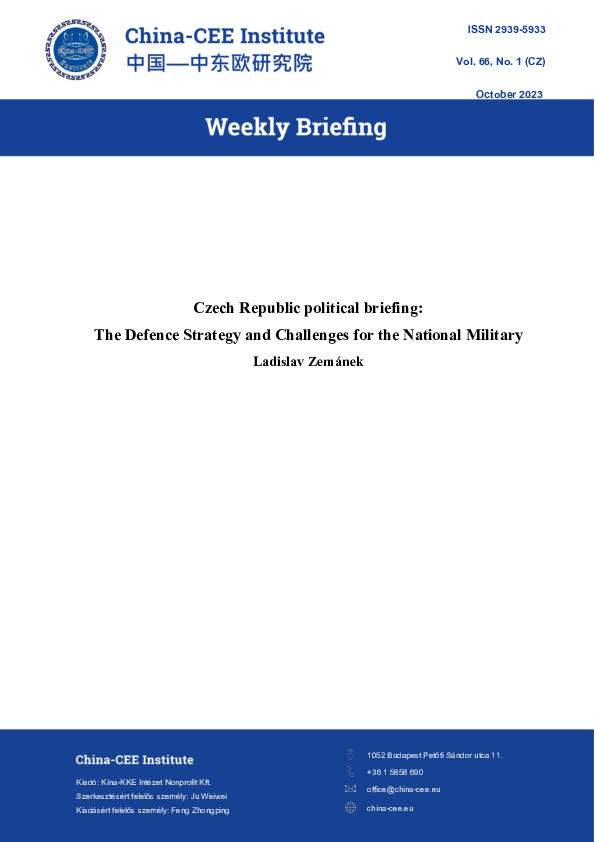 (PDF) The Defence Strategy and Challenges for the National Military