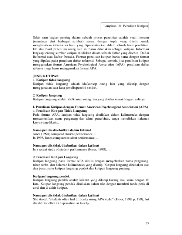 (PDF) Penulisan Kutipan dan Daftar Referensi APA MLA Style