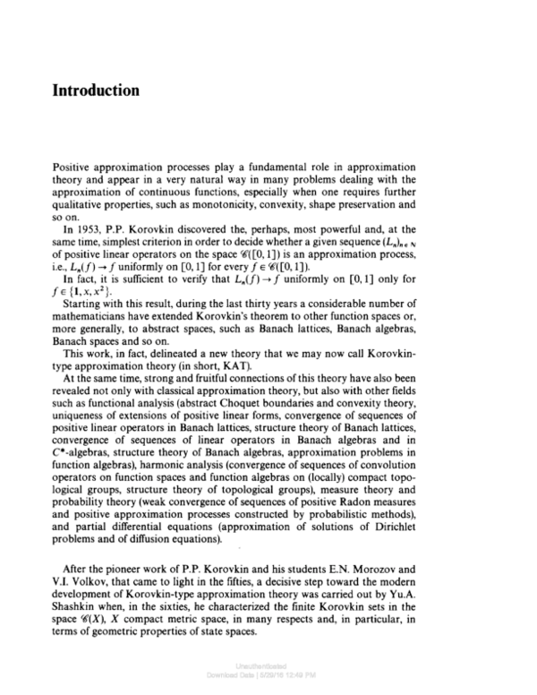 Pdf Korovkin Type Approximation Theory And Its Applications 6838