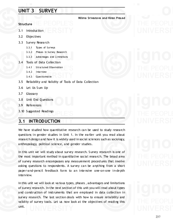(PDF) Unit-3 Survey