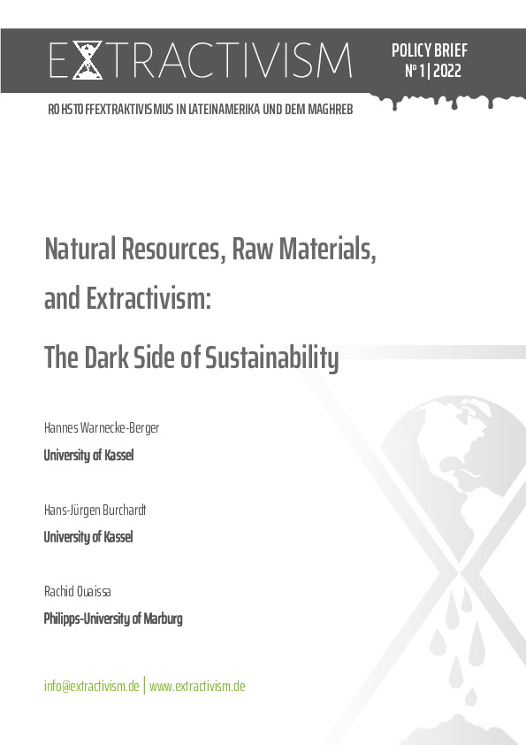 (PDF) Natural Resources, Raw Materials, and Extractivism: The Dark Side of Sustainability