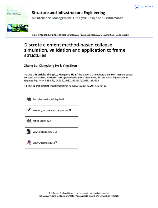 (PDF) Structure and Infrastructure Engineering Maintenance, Management, Life-Cycle Design and ...