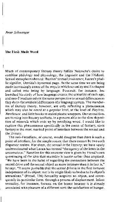 (PDF) The Flesh Made Word