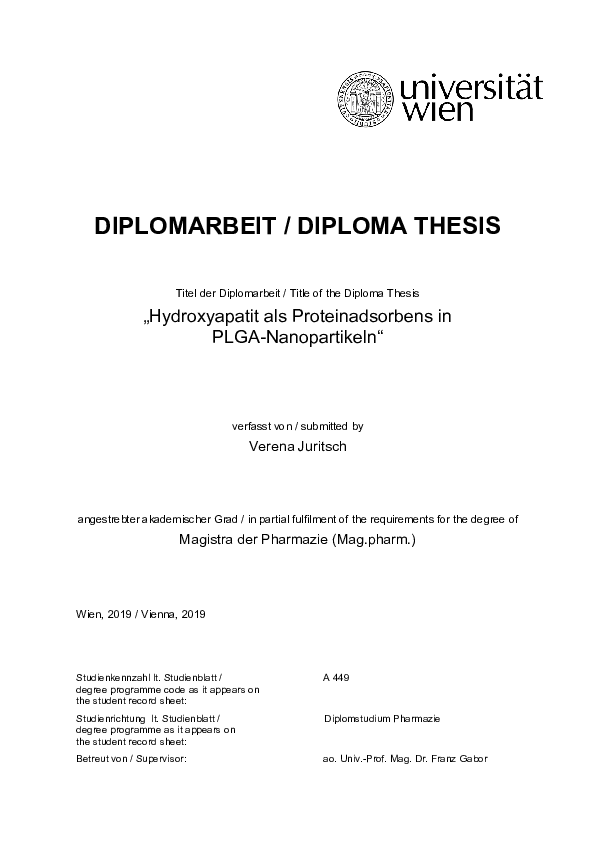 (PDF) Diplomarbeit / Diploma Thesis