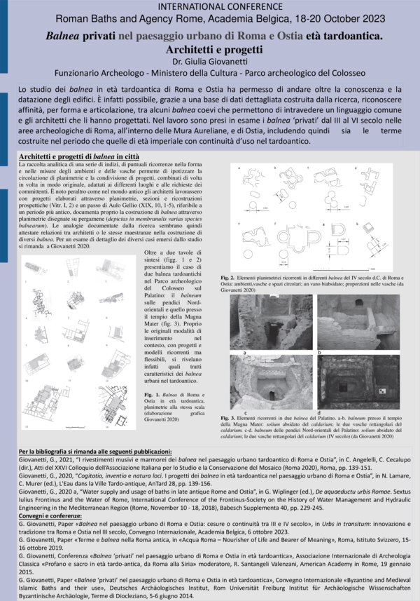 (PDF) GIOVANETTI - 'Balnea' privati nel paesaggio urbano di Roma e ...