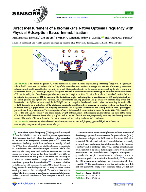 (PDF) Direct Measurement of a Biomarker’s Native Optimal Frequency with ...