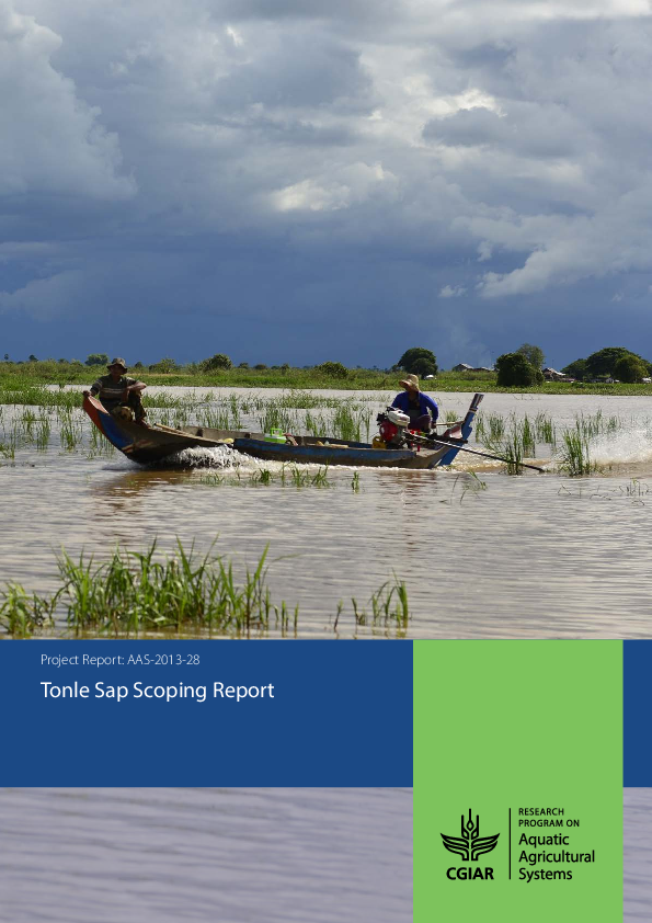 (PDF) Tonle Sap scoping report