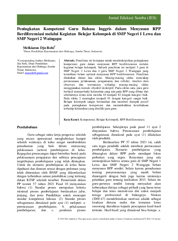 (PDF) Peningkatan Kompetensi Guru Bahasa Inggris dalam Menyusun RPP ...