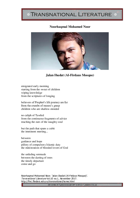 (PDF) Jalan Ibadat (Al-Firdaus Mosque)