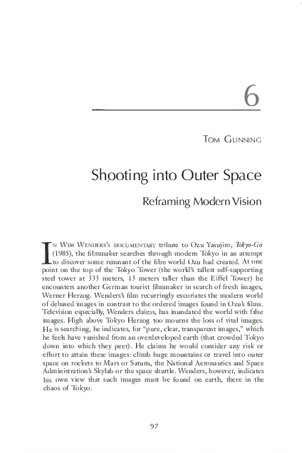 (PDF) Shooting into outer space : reframing modern vision