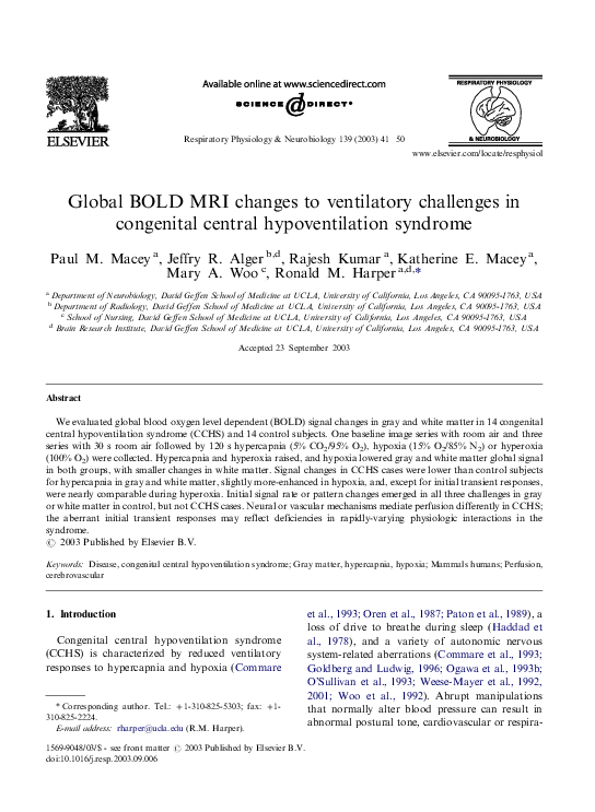 (PDF) Global BOLD MRI changes to ventilatory challenges in congenital ...