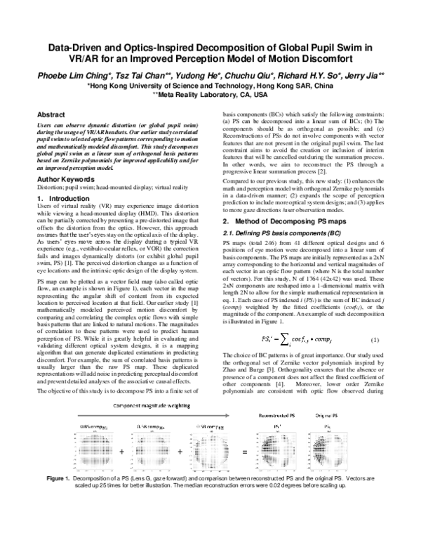 (PDF) Data-Driven and Optics-Inspired Decomposition of Global Pupil ...
