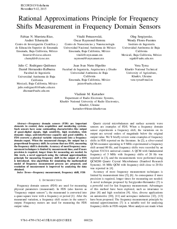 (PDF) Rational approximations principle for frequency shifts ...