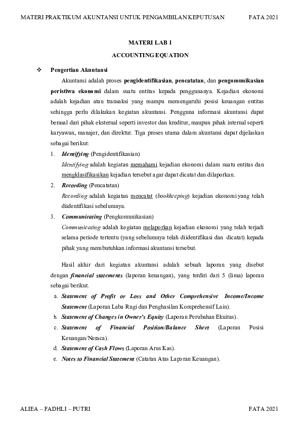 (PDF) MATERI PRAKTIKUM AKUNTANSI UNTUK PENGAMBILAN KEPUTUSAN