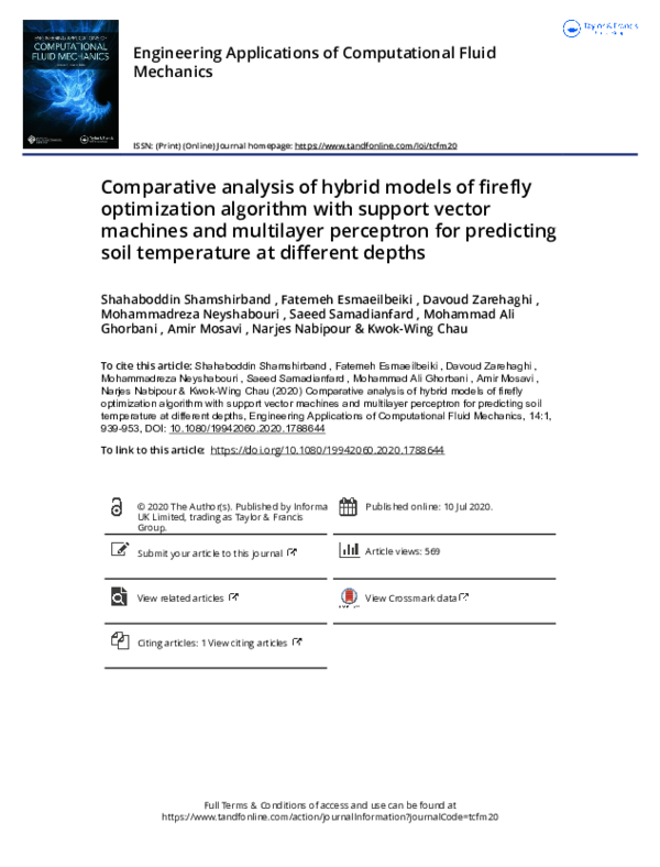 (PDF) Hybrid Firefly Optimization and ML Models for Soil Temperature Prediction