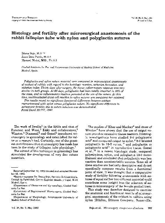 (PDF) Histology and fertility after microsurgical anastomosis of the ...