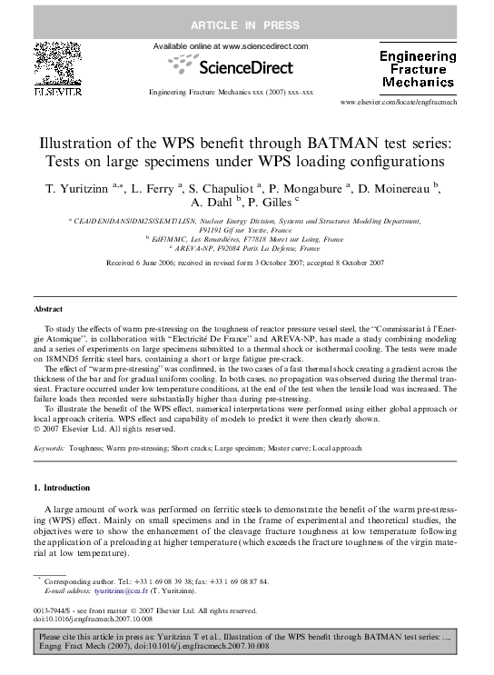 (PDF) Illustration of the WPS benefit through BATMAN test series: Tests ...