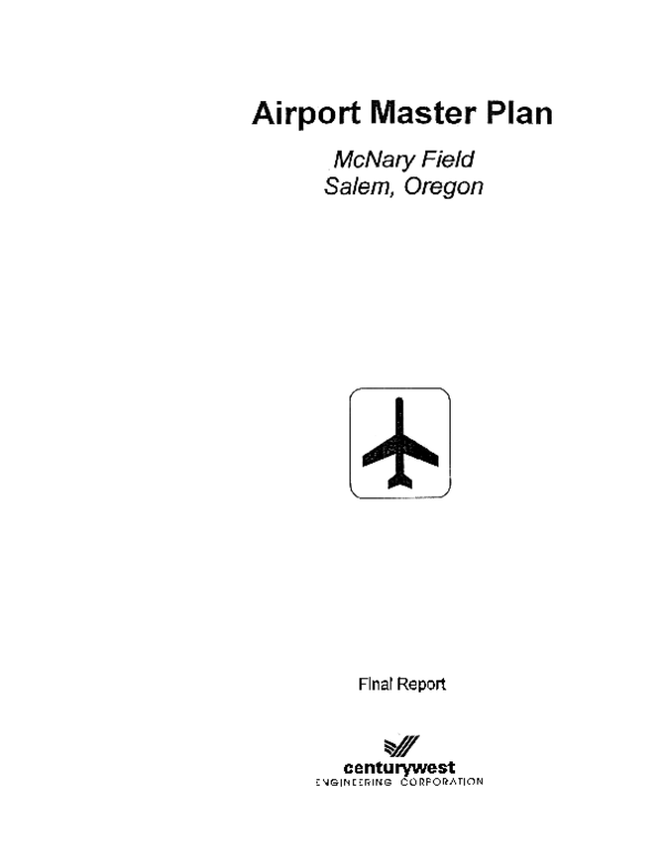 (PDF) Salem : McNary Field airport master plan
