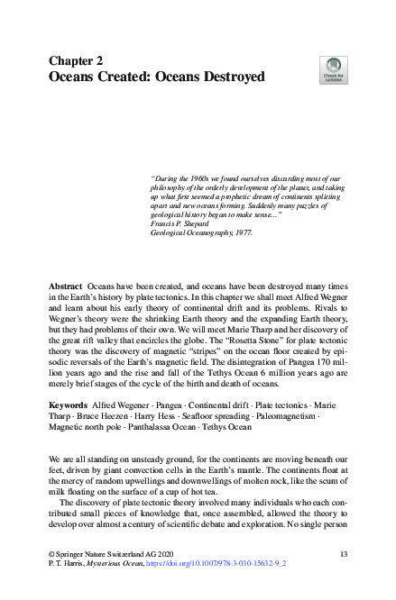(PDF) Oceans Created: Oceans Destroyed