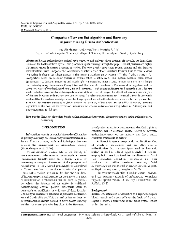 (PDF) Comparison Between Bat Algorithm and Harmony Algorithm using ...
