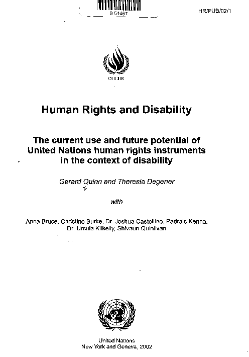 (PDF) The current use and future potential of United Nations human ...
