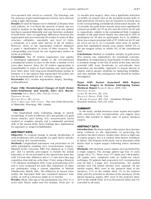 (PDF) Morphological Changes of Graft Donor Semi-Tendinosus and Gracilis ...