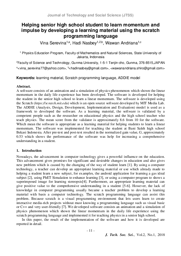 (PDF) Helping senior high school student to learn momentum and impulse ...