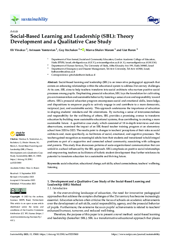 (PDF) Social-Based Learning and Leadership (SBL): Theory Development ...