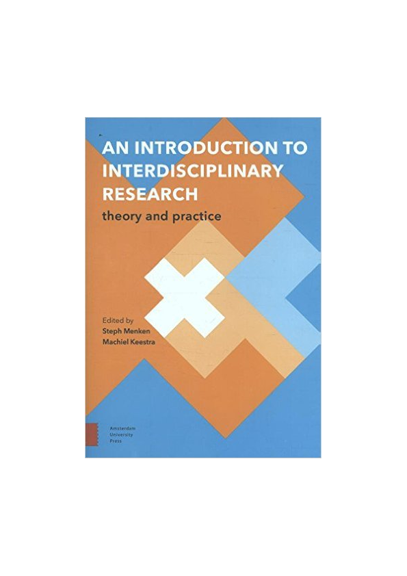 (PDF) An introduction to interdisciplinary research: theory and practice