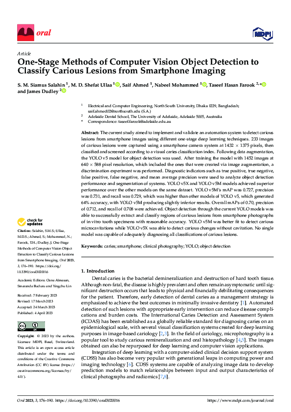(PDF) One-Stage Methods of Computer Vision Object Detection to Classify ...