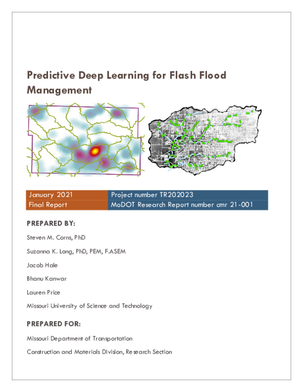 (PDF) Predictive Deep Learning for Flash Flood Management