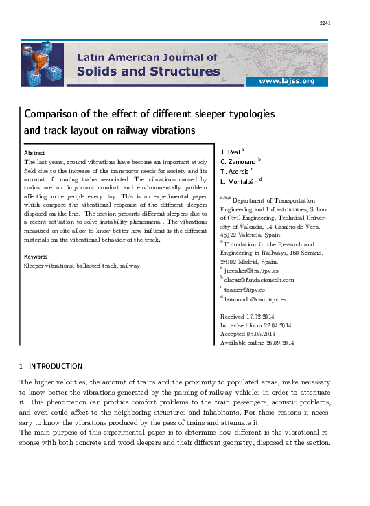(PDF) Comparison of the effect of different sleeper typologies and ...