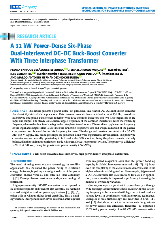 (PDF) A 32 kW Power-Dense Six-Phase Dual-Interleaved DC–DC Buck-Boost ...