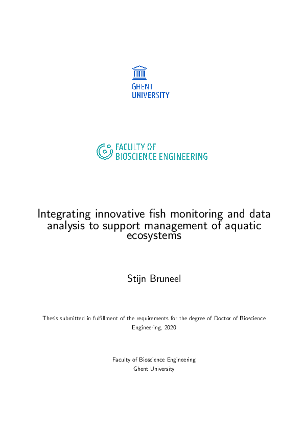 (PDF) Integrating innovative fish monitoring and data analysis to ...