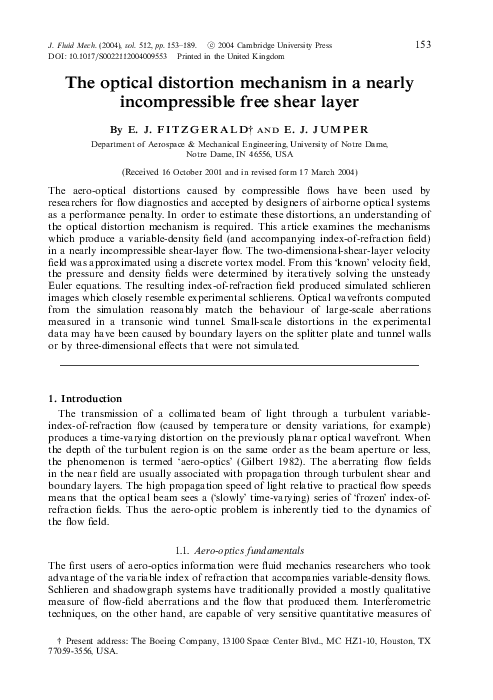 (PDF) The optical distortion mechanism in a nearly incompressible free ...