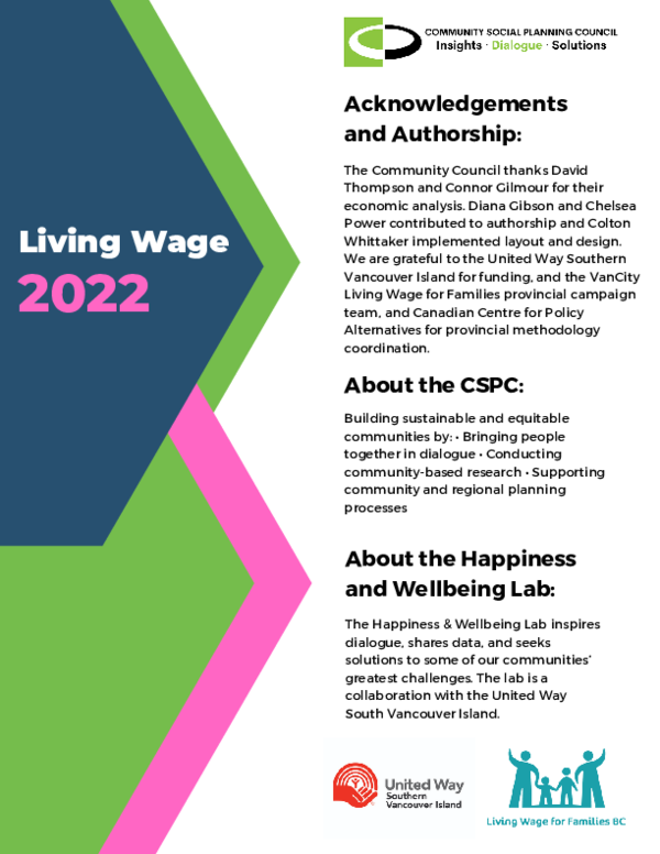 (PDF) Living Wage background Report