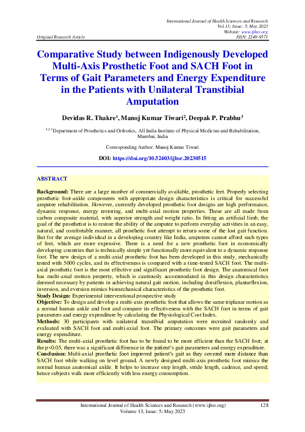 (PDF) Comparative Study between Indigenously Developed Multi-Axis ...