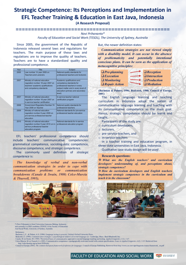 (PDF) Strategic Competence: Its Perceptions and Implementation in EFL ...