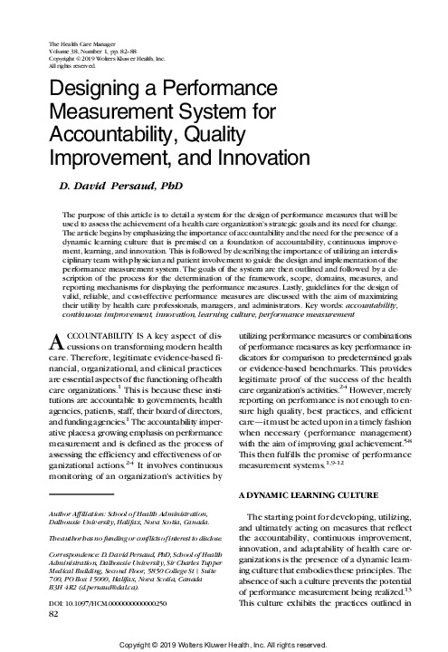 (PDF) Designing a performance measurement system for the research activities: A reference ...