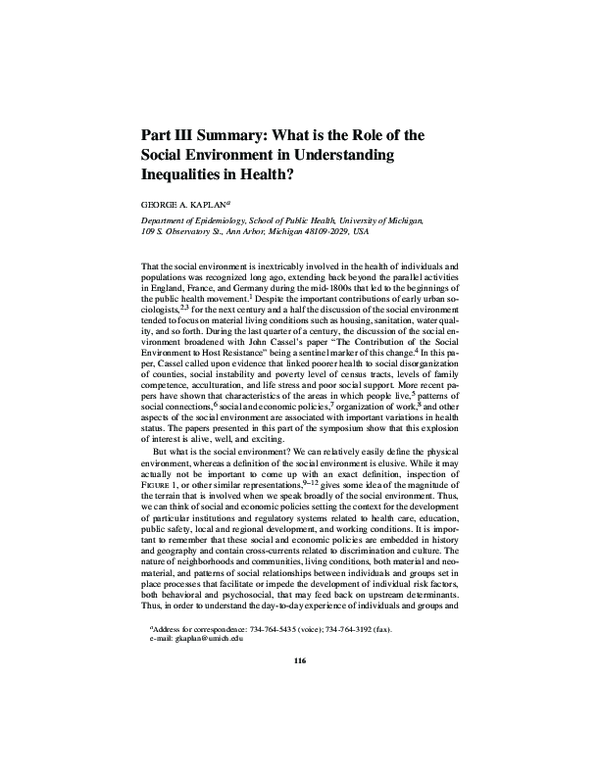 (PDF) Part III. Summary