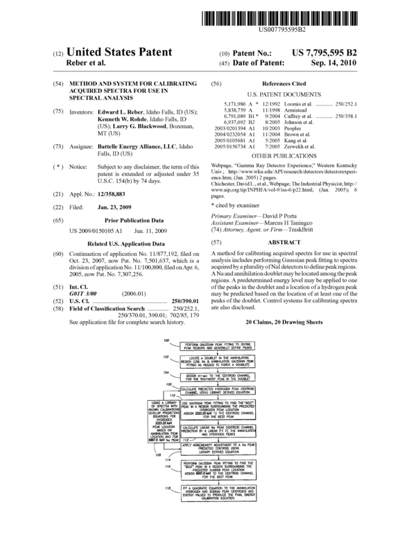 (PDF) Method and system for calibrating acquired spectra for use in ...