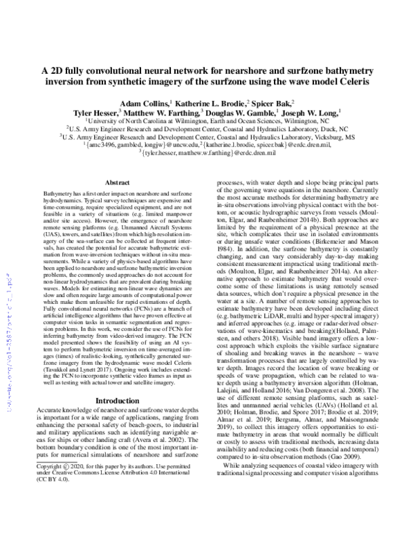 (PDF) A 2D Fully Convolutional Neural Network for Nearshore And Surf ...