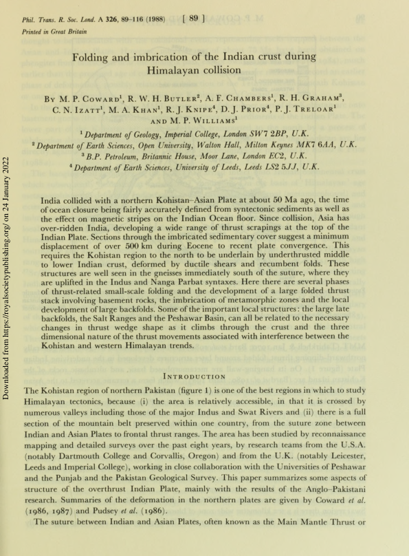 (PDF) Folding and imbrication of the Indian crust during Himalayan ...